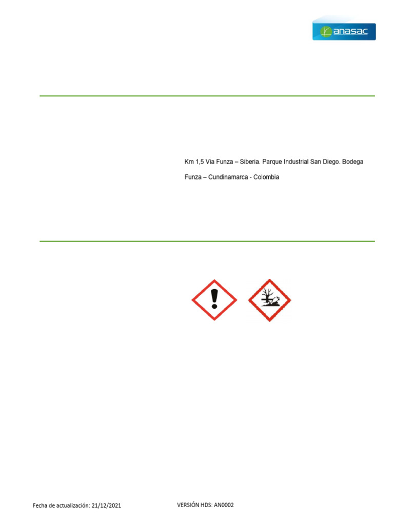 Fds 21-12-2021 Rastop Bloque (1) | PDF | Agua | Toxicidad