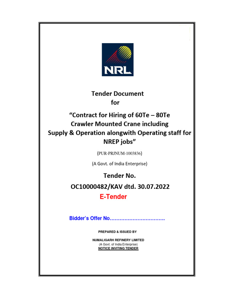 Tender | PDF | Transport Layer Security | Taxes
