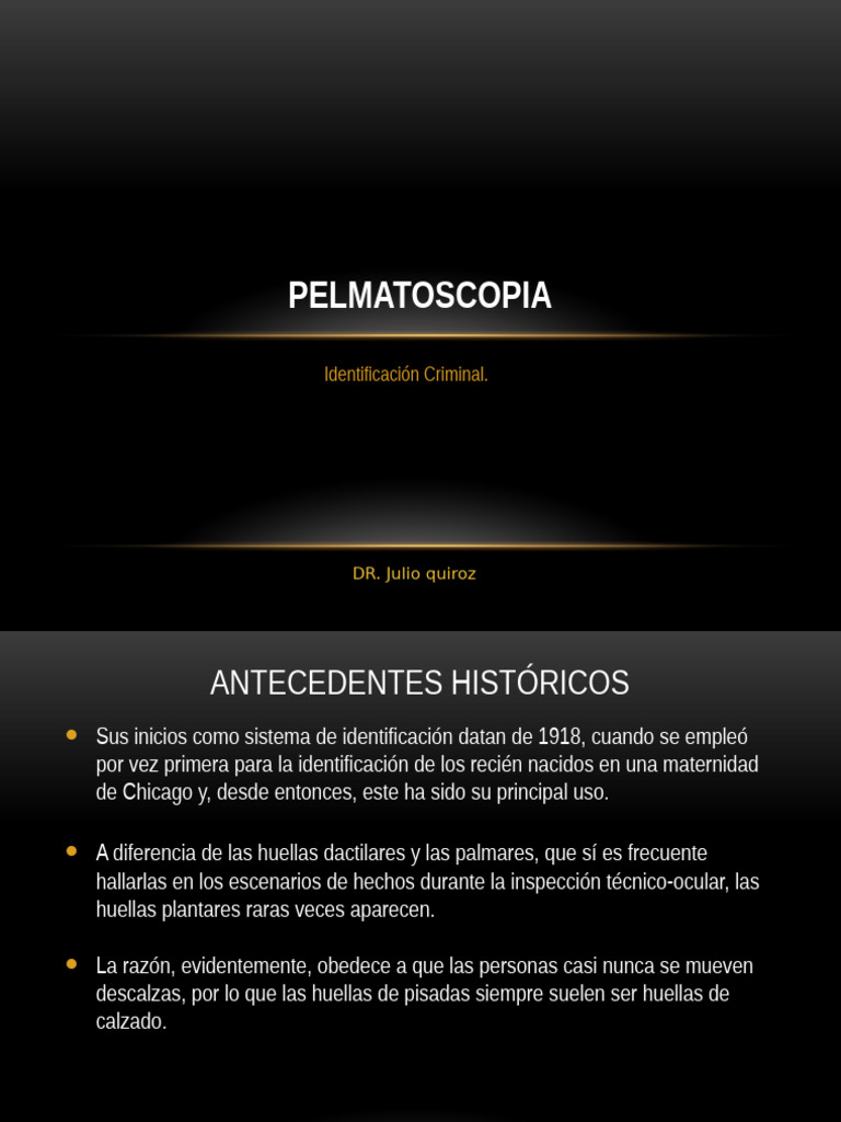 tema 7 PELMATOSCOPIA | PDF | Huella dactilar