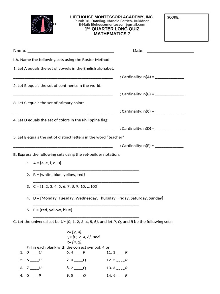 GRADE 7 | PDF | Numbers | Integer