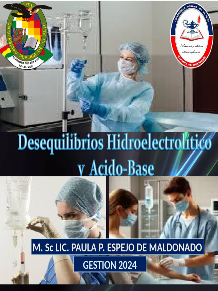 desequilibrios hidroelectrolitico y ácido-base | PDF