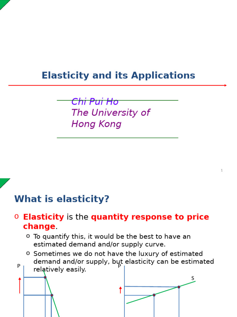 Hcp05 Elasticity | PDF | Elasticity (Economics) | Demand