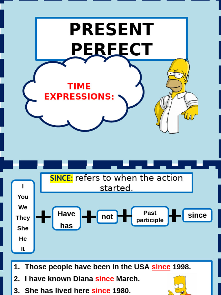 Times Expressions - Present Perfect Class 27 de Mayo | PDF