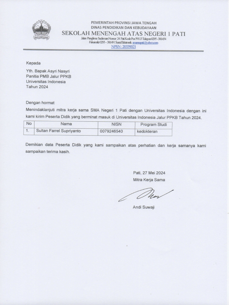 Mitra PPKB UI 2024 (1) | PDF