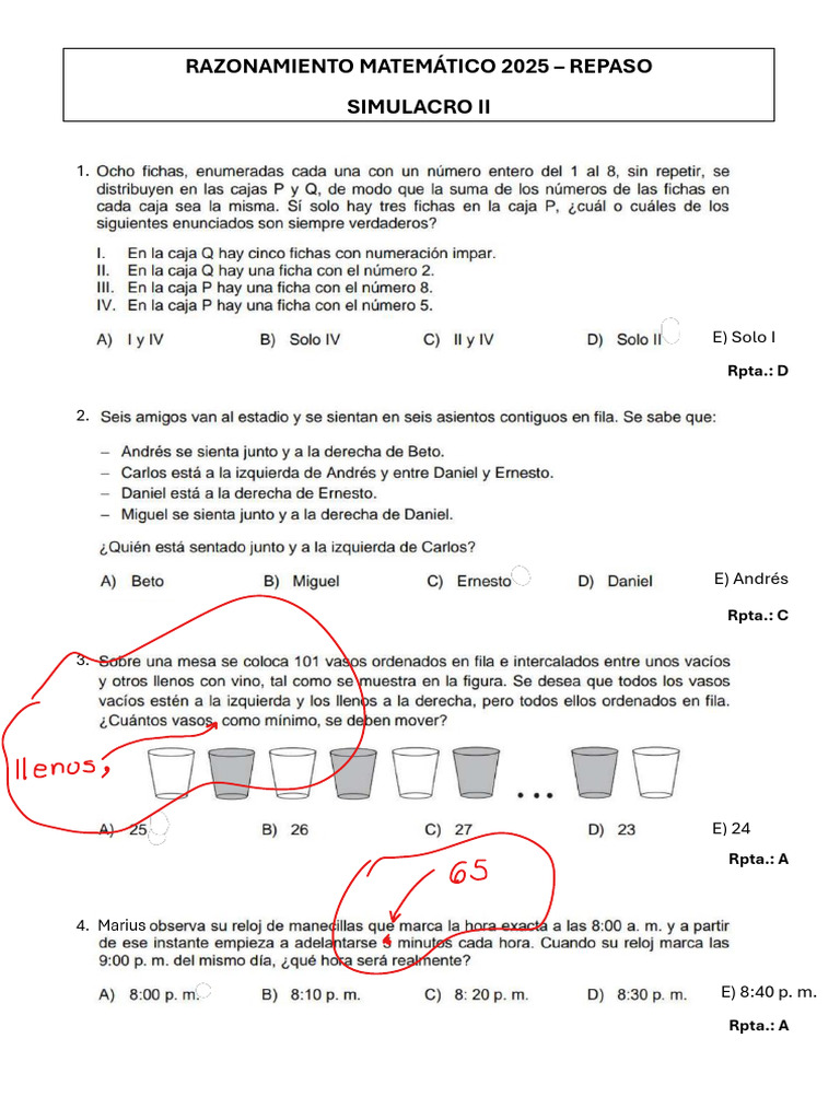 Corregido_rm Repaso 2025_simulacro Ii_prof. Mario Manrique | PDF