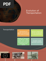 Evolution of Transportation Through Time | PDF | Transport | Public ...