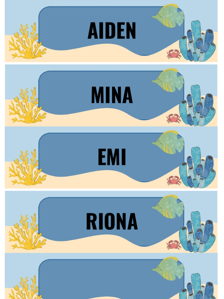 Dolphin Mane Tags | PDF