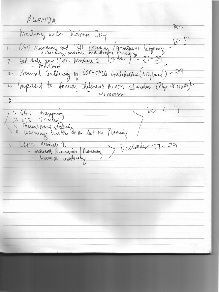 EDUCO Modified Schedule | PDF