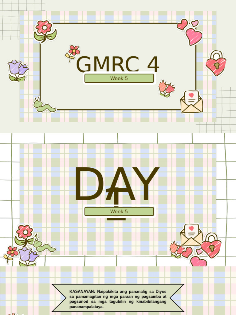 GMRC W5 Day 1-2 | PDF
