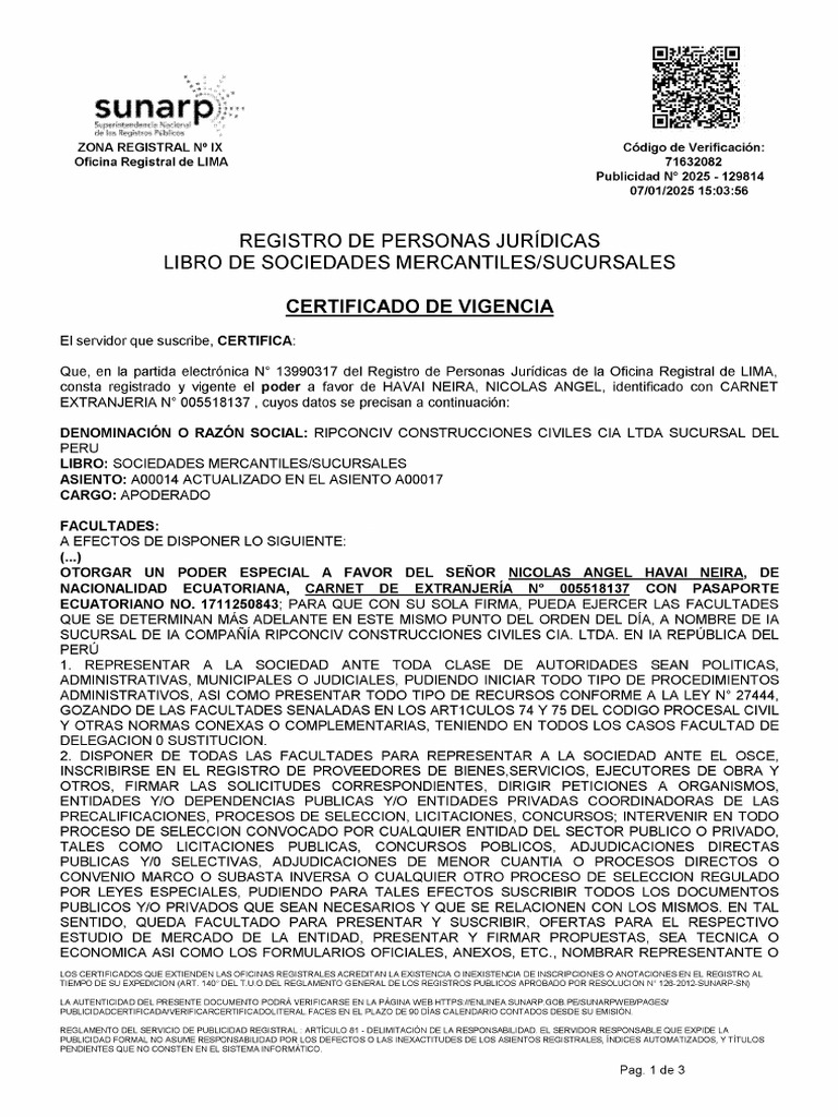 Ripconciv - VP Nicolas Havai - 16.01.2025 | PDF