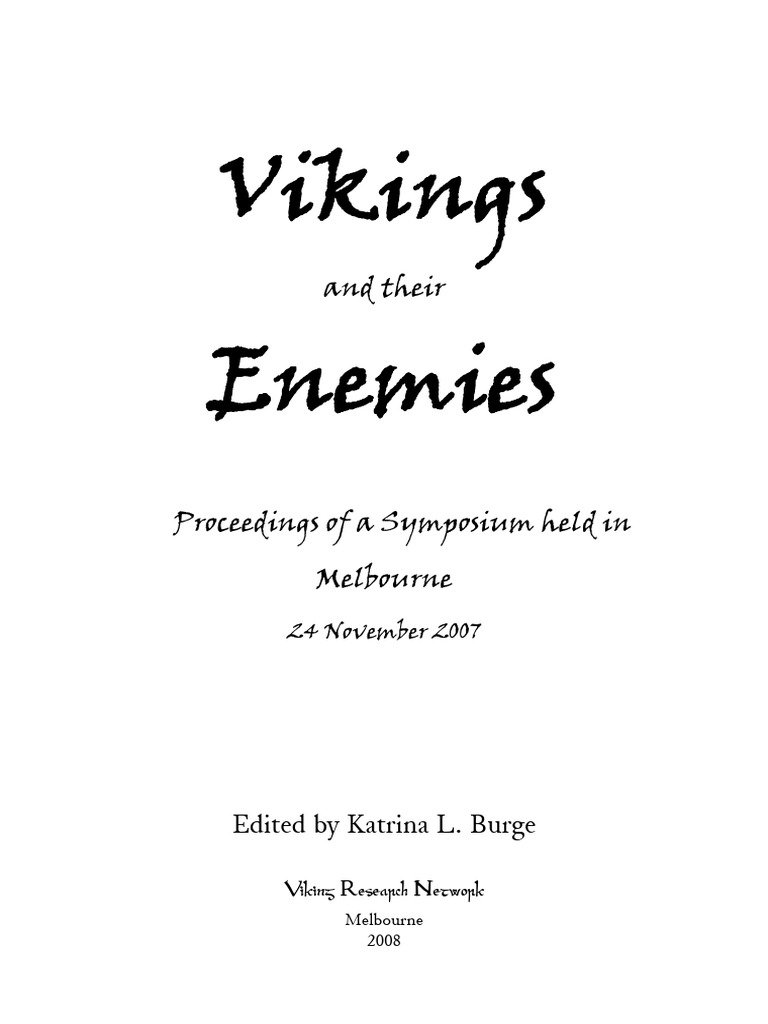The Vikings and Their Enemies | PDF | Vikings | Scandinavia