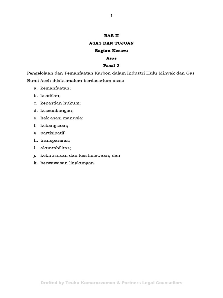 rancangan_qanun_bagian dua | PDF