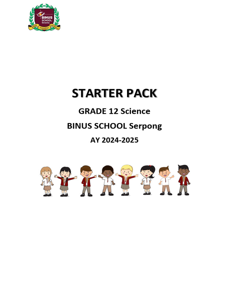 Gr12EFGHJ - Science - Starter - Pack - AY17 - 2 | PDF | Trigonometric ...