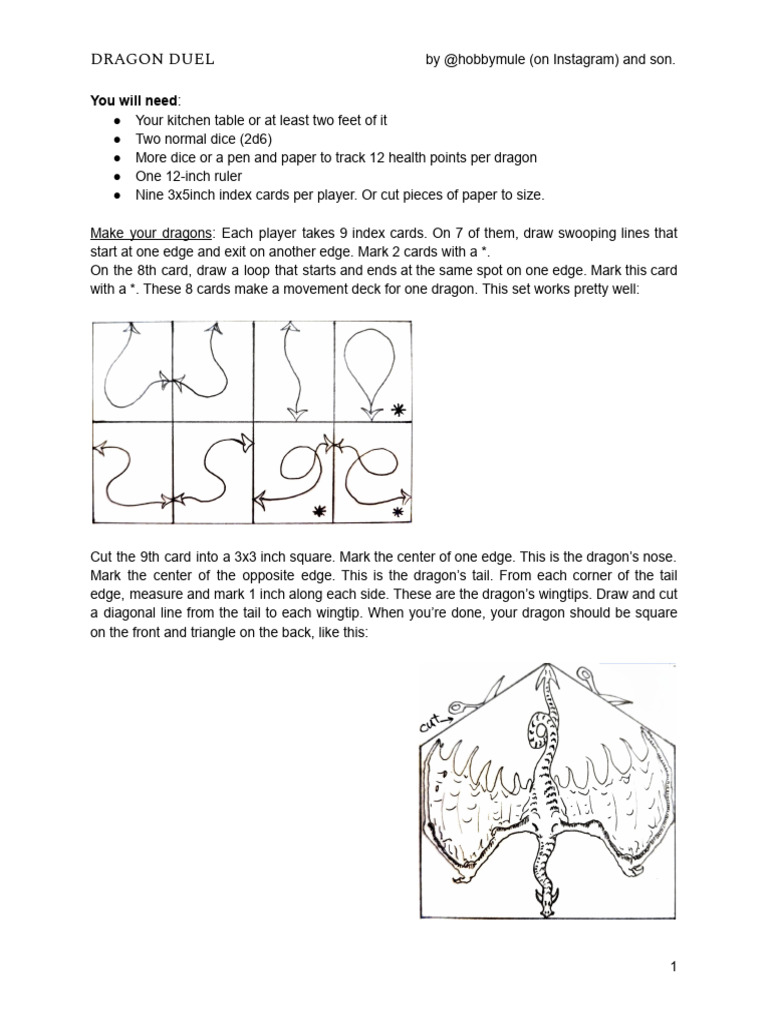 Dragon Duel Extended | PDF | Tabletop Games