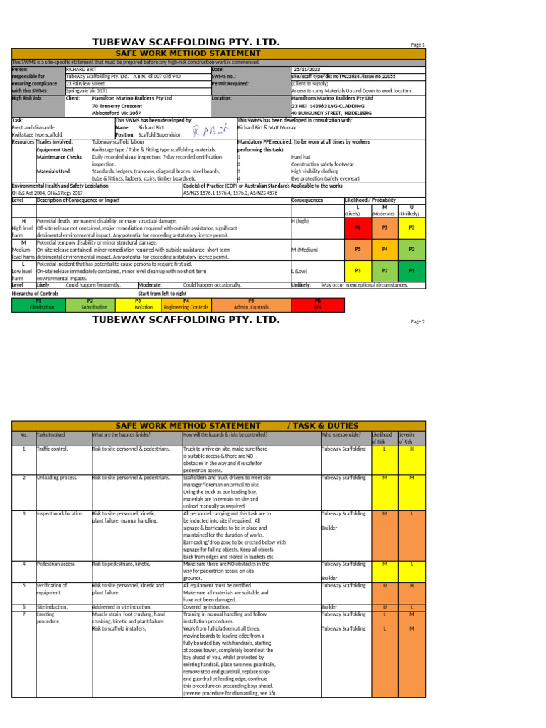 40 Burgundy Street, Heidelberg Swms - Hamilton Marino Builders | PDF ...
