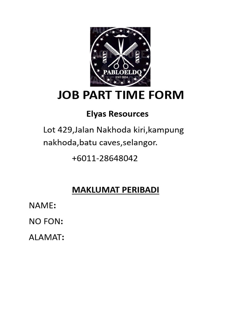 Form Parttime | PDF
