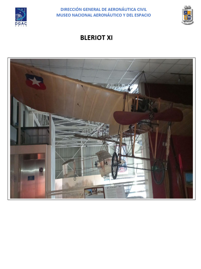 Museo Aeronáutico. Aeronaves. Bleriot IX | PDF | Ingeniería ...