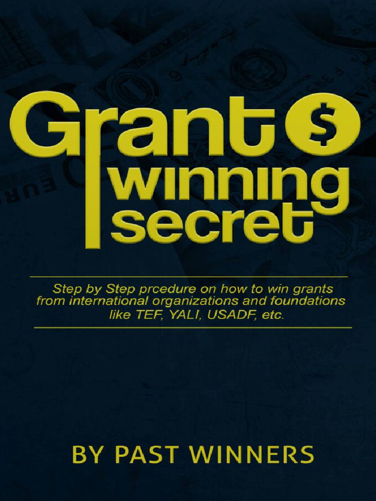 Grant Winning Secret Formula-1 PDF | PDF | Entrepreneurship | Waste