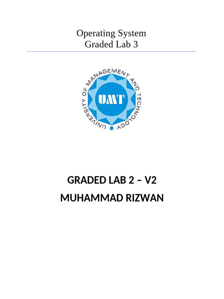 Graded Lab 3 - V2 | PDF