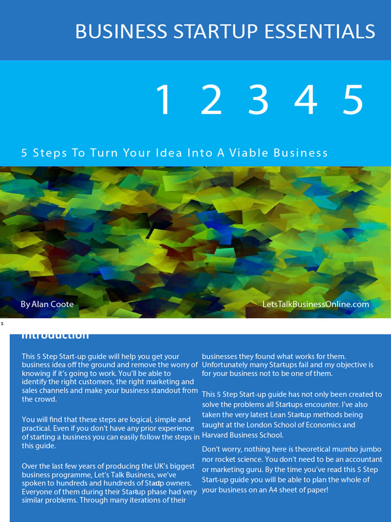Lean Start Up Guide v4.0 Web1 | PDF | Lean Startup | Business Economics