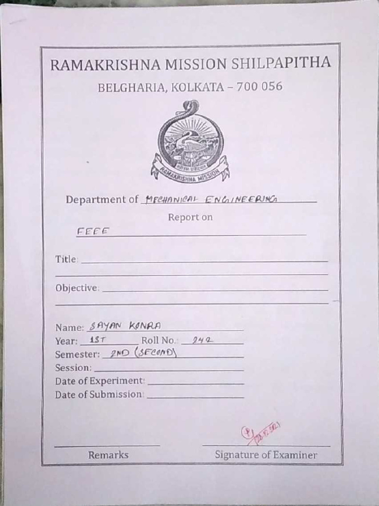 Fundamental of Civil ENgg. Project Report | PDF