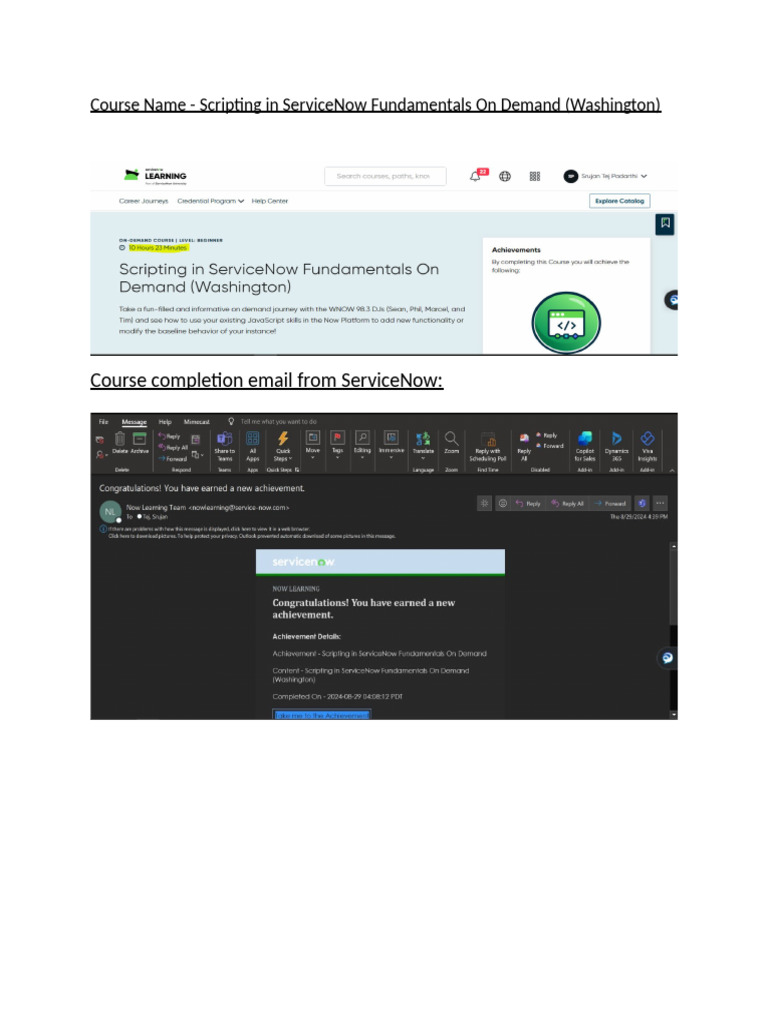 Scripting in ServiceNow | PDF