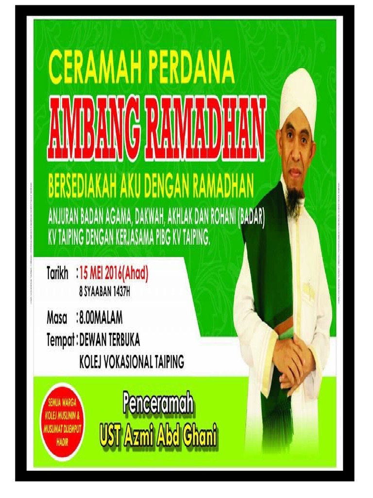 Barner Ustaz Azmie - JPG | PDF