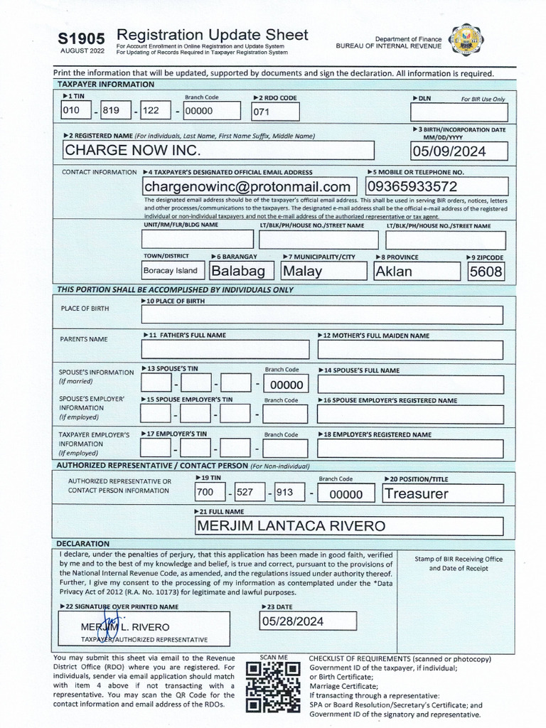 ORUS Registration - CHARGE NOW INC. | PDF