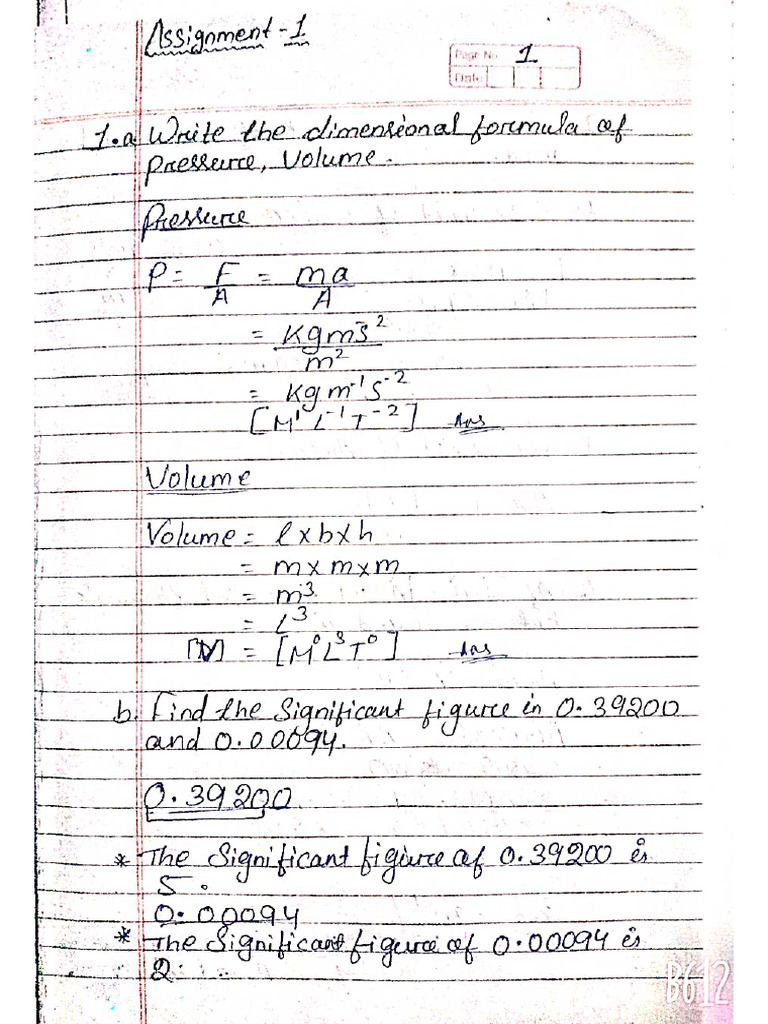 Physics Assignment No 1. Mechatronics | PDF