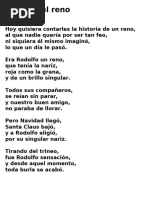 Letra de Rodolfo el Reno | PDF