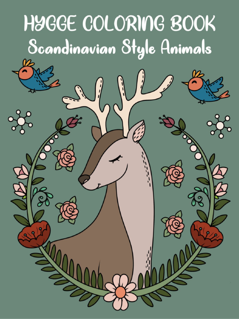 Hygge Scandinavian Coloring Book | PDF