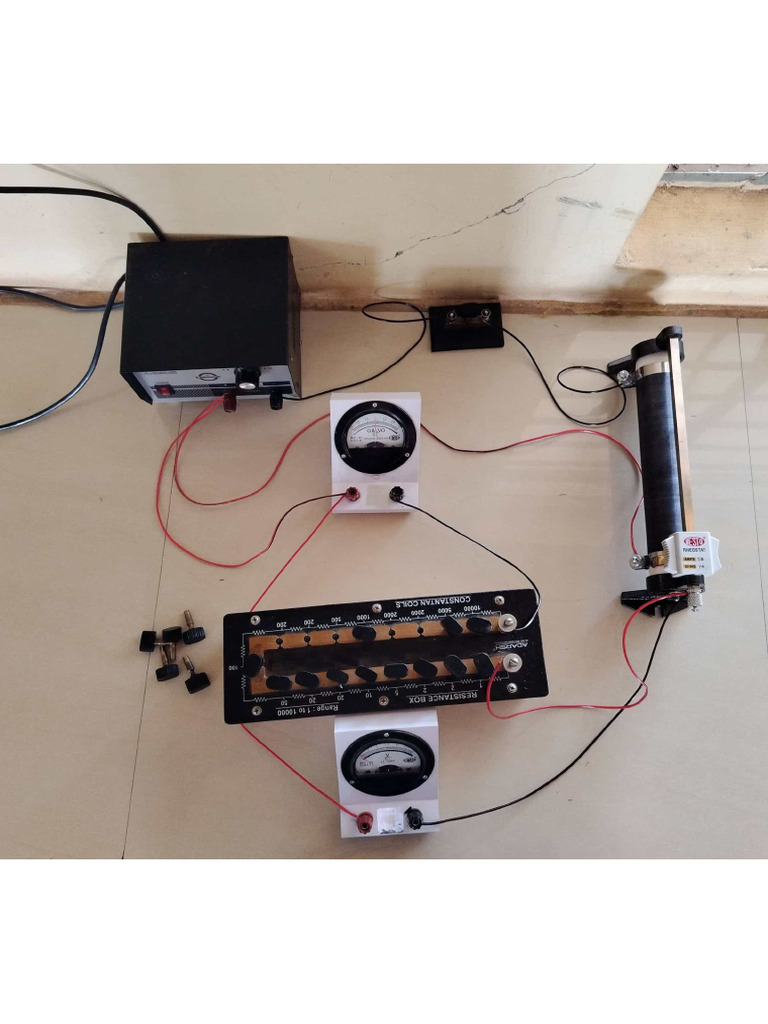 Conversion of Galvanometer Into Voltmeter | PDF