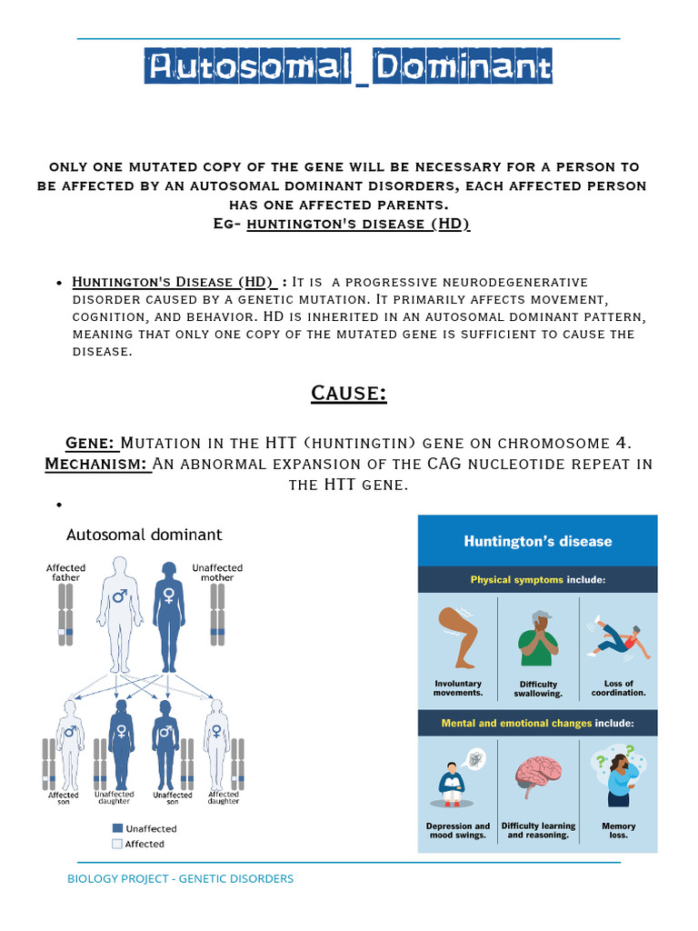 Autosomal Dominant | PDF