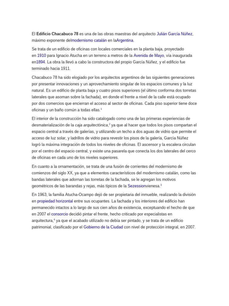 Edificio Chacabuco | PDF
