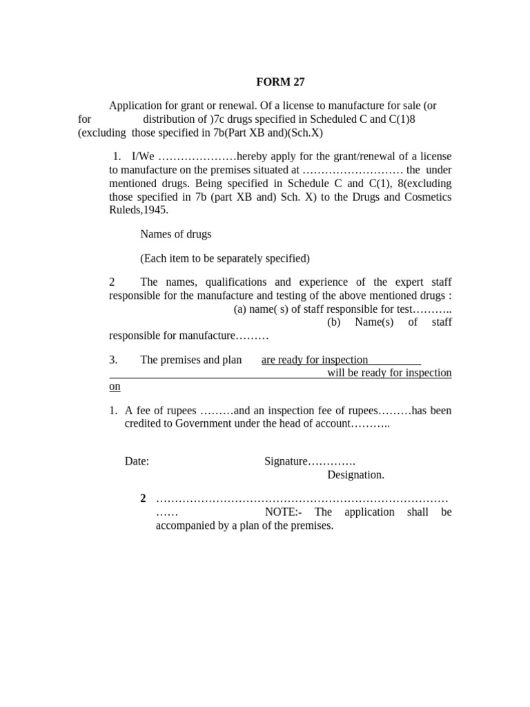 Form 27 | PDF