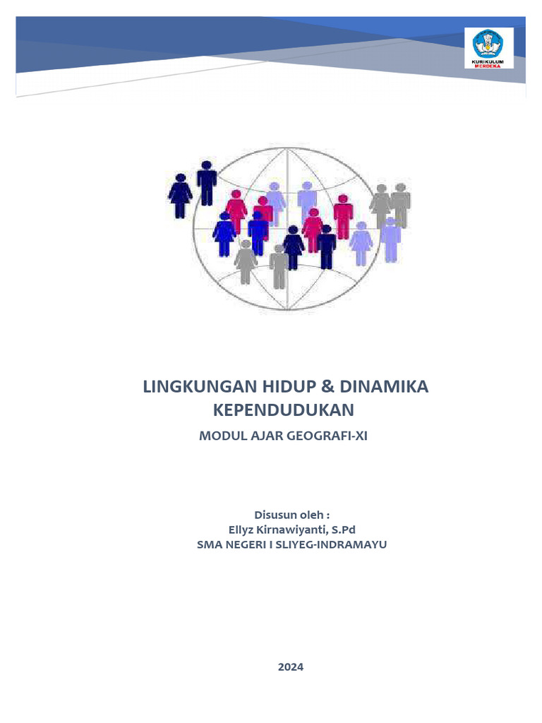 Modul Ajar Geografi XI-Lingkungan Hidup&Dinamika Kependudukan - Compressed | PDF