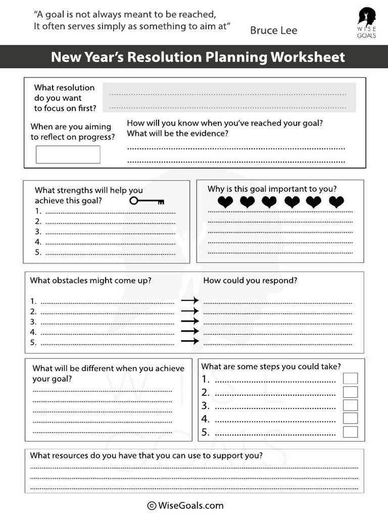 new_years_resolution_planning_worksheet | PDF
