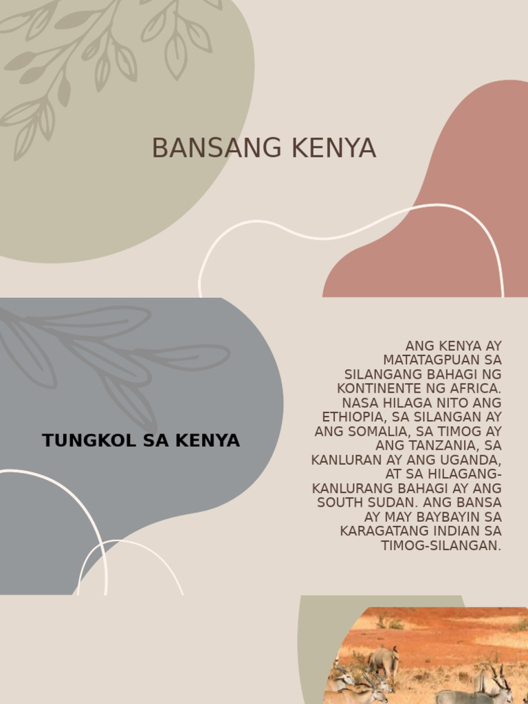Bansang Kenya | PDF