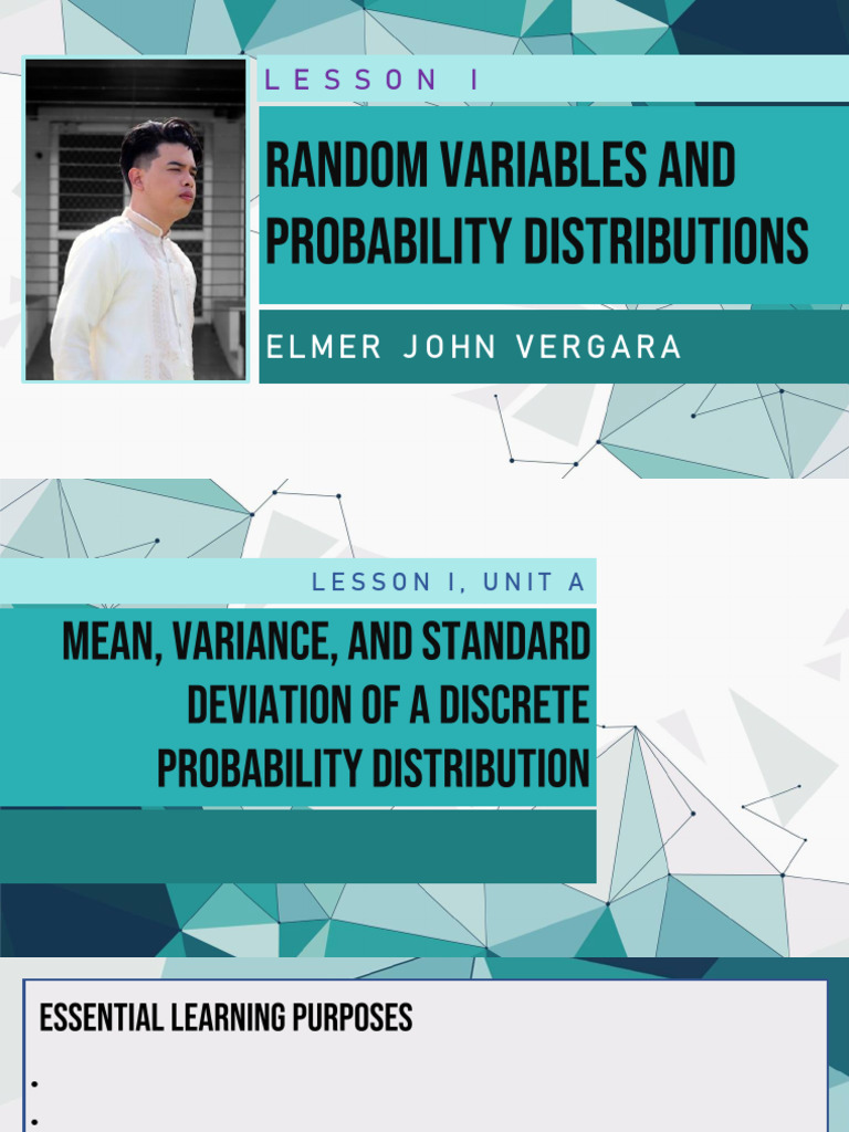 Random Variables and Probability Distributions | PDF | Probability Distribution | Random Variable