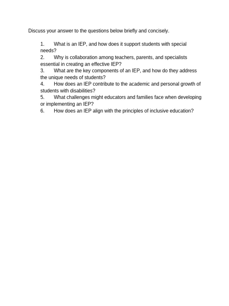 Understanding IEPs for Special Needs Students | PDF