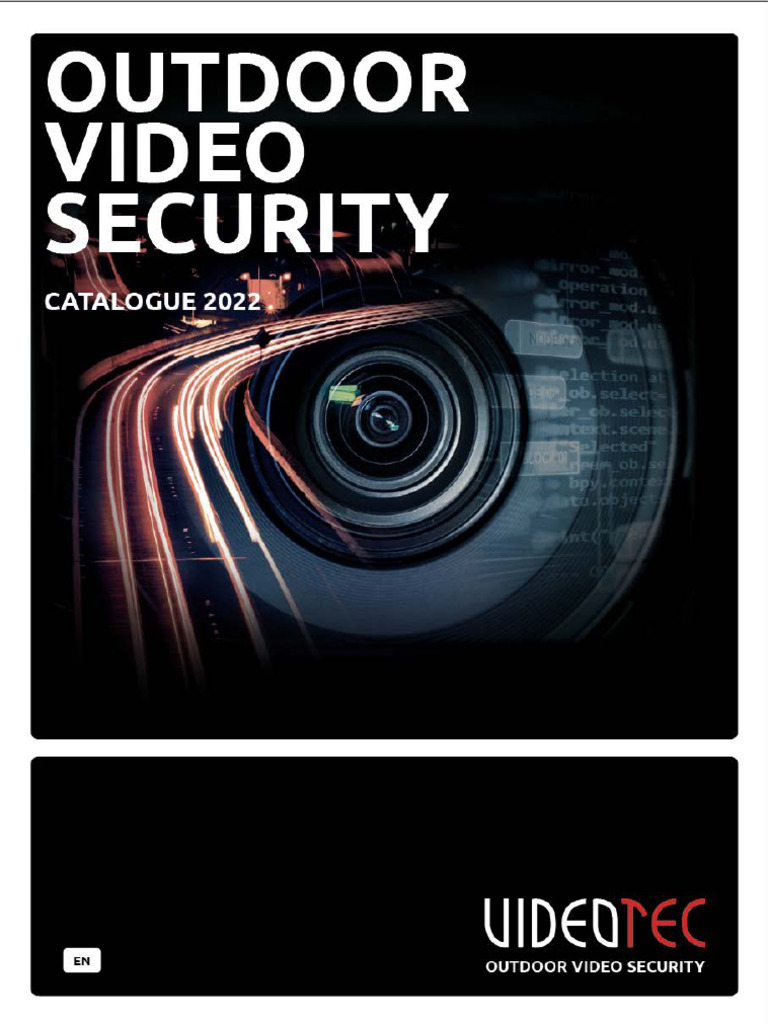 Videotec Catalogue 2022 en Web | PDF | Zoom Lens | Offshore Drilling