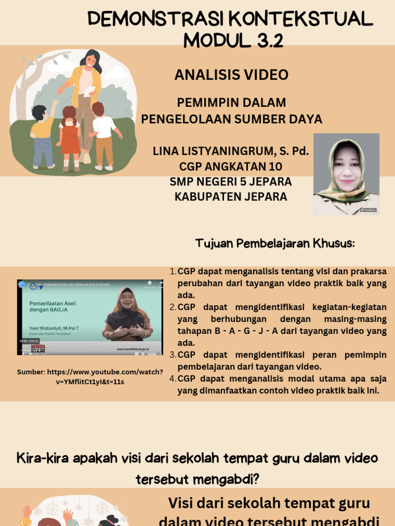 Demonstrasi Kontekstual Modul 3.2 | PDF