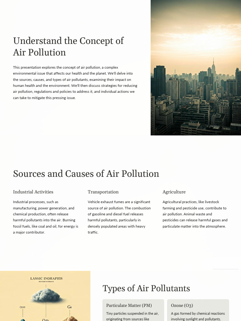 Understanding the Concept of Air Pollution | PDF | Air Pollution ...
