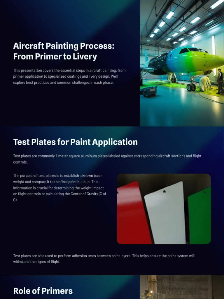 Aircraft Painting Procedures Explained | PDF | Paint | Coating