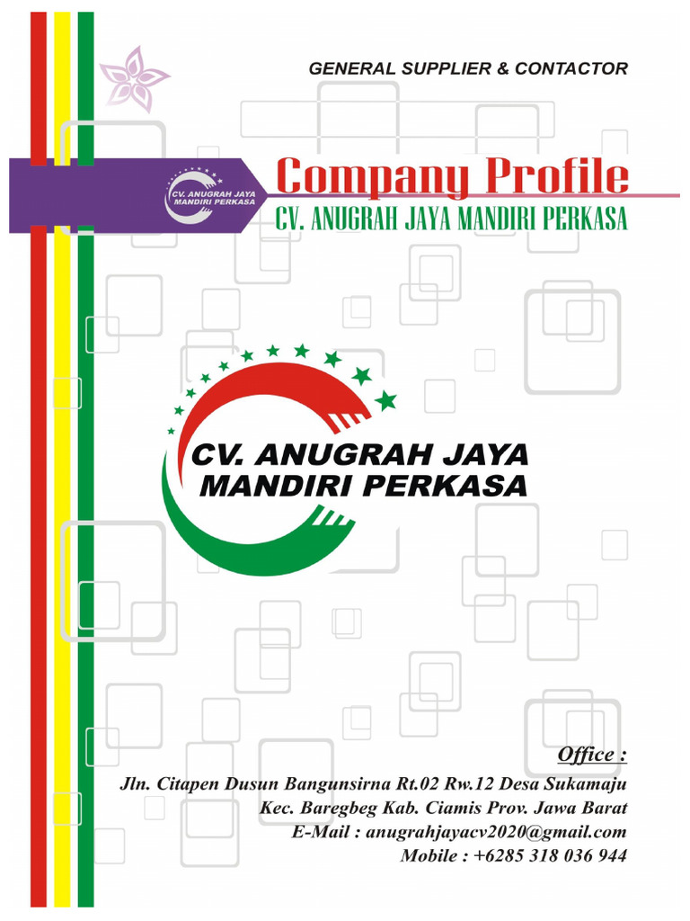 Profile Cv Anugrah Jaya Mandiri Perkasa | PDF
