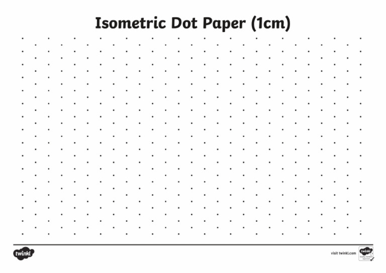 Isometric Dot Paper | PDF