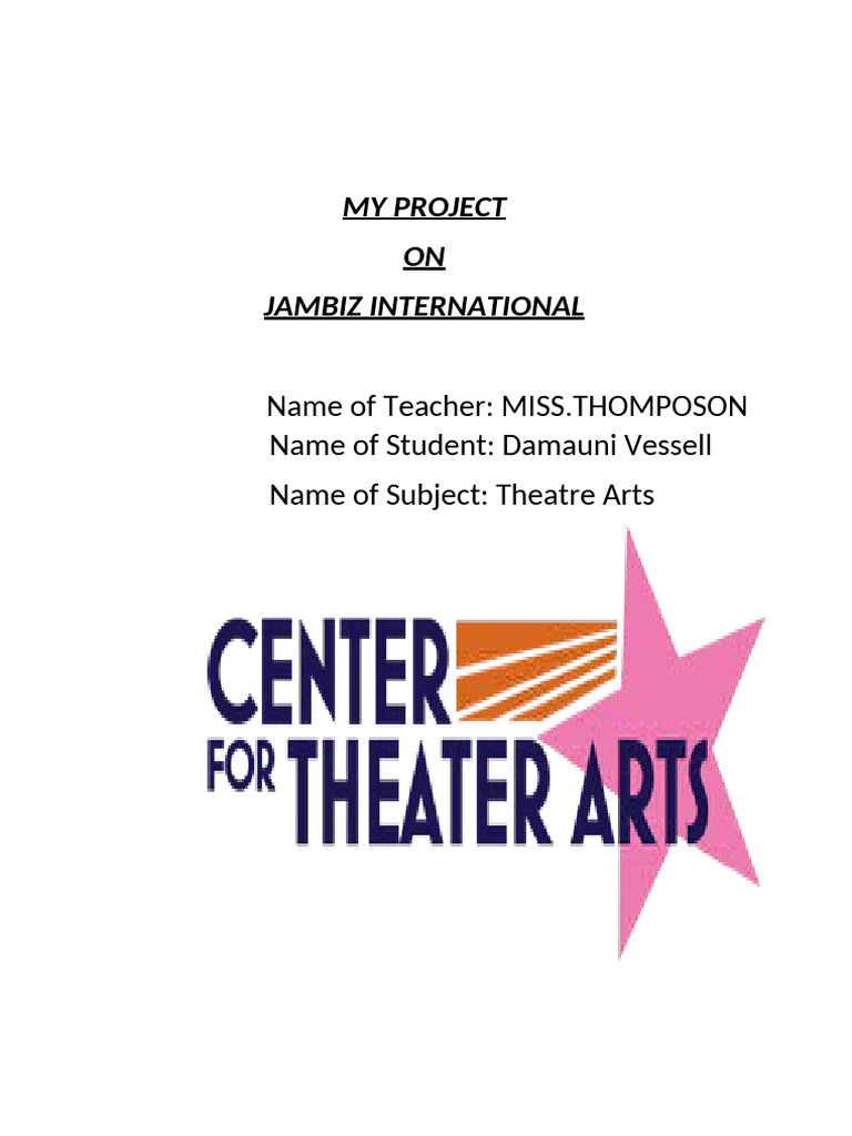 My Project On Jambiz International | PDF | Entertainment | Entrepreneurship