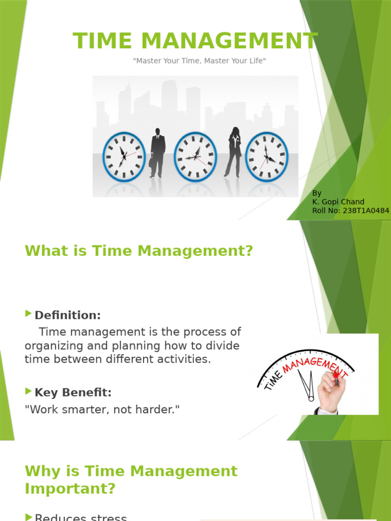 Time Management - PPT | PDF