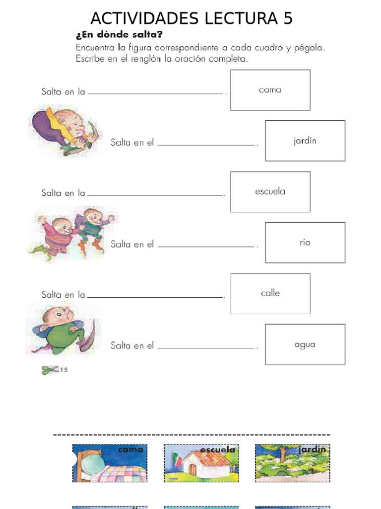Actividades Lectura Semana 5 Primer Grado Pronalees Xochitl Cruz | PDF