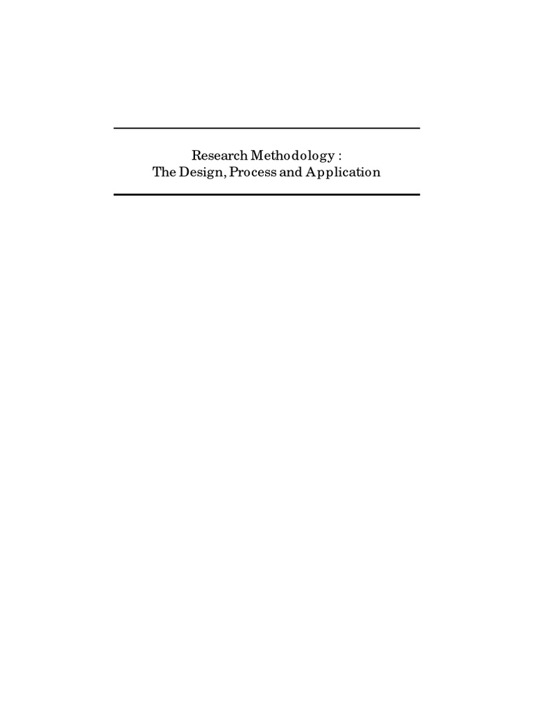 Book Research Methodology | PDF | Science | Methodology